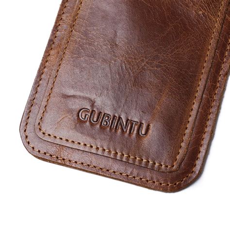 Carteira de Couro Puro Masculina Slim Fina Cartões e Cédulas