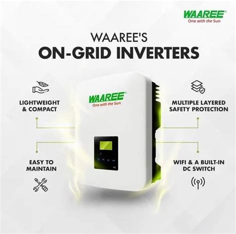 WAAREE 5kW Single Phase Solar On Grid Inverter 05 02 2024