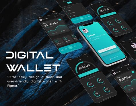 Digital Wallet App Design Kit Figma