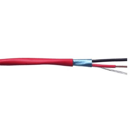 Cable FPLR Alarma Contra Incendios Apantallado 2x14AWG Libre De