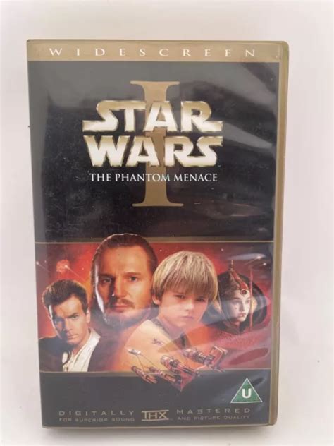 STAR WARS EPISODE 1 The Phantom Menace VHS DM 2000 Widescreen 9