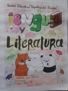 Caratula Lengua Y Literatura Notebook