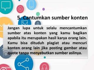 Menggunakan Media Sosial Dengan Bijak Ppt