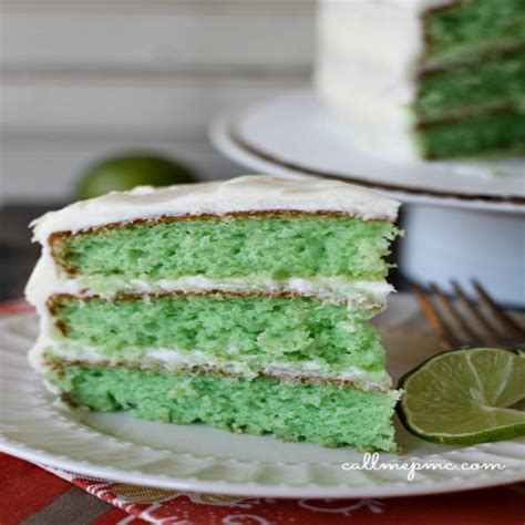 Easy Key Lime Cake With Key Lime Cream Cheese Frosting
