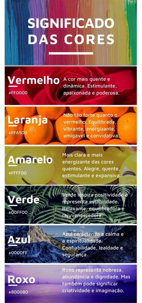 Psicologia das cores O significado de cada cor e como usá las em