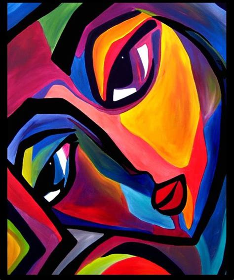 Sensual II Faces 524 By Thomas C Fedro From Abstract