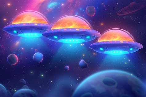 Premium Photo UFO Spaceship Alien Craft Illustration Space Alien