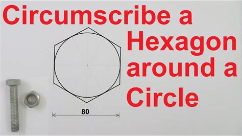Circumscribe A Regular Hexagon Around A Circle Simple And Easy Method