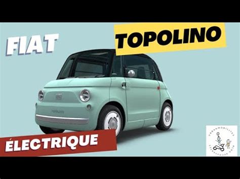 Fiat Topolino nouvelle micro car électrique electriccar urbanmobility