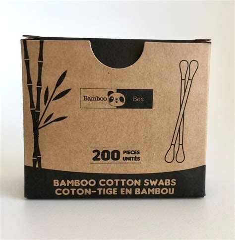 Eco Friendly Recyclable Biodegradable Disposable Bamboo Cotton Buds