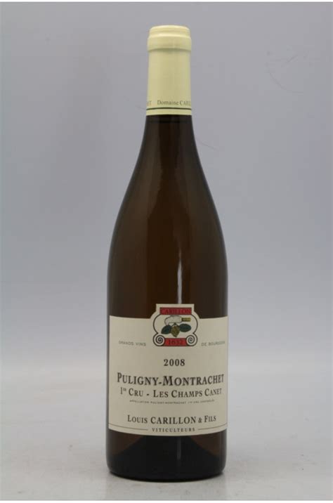 Louis Carillon Puligny Montrachet Er Cru Les Champs Canet Vins