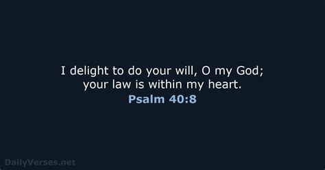 March 1 2024 Bible Verse Of The Day NRSV Psalm 40 8
