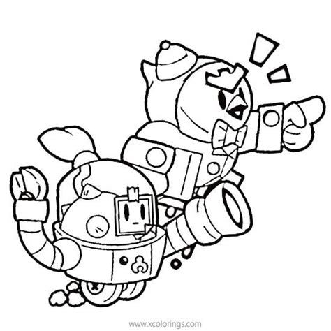 Brawl Stars Kleurplaat Sprout Sprout Brawl Stars Coloring Pages