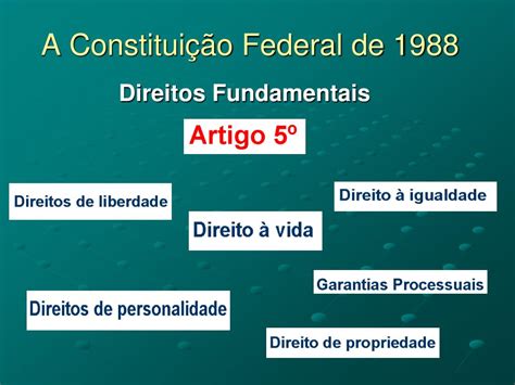 PPT Identificando os Direitos Fundamentais na Constituição Federal de