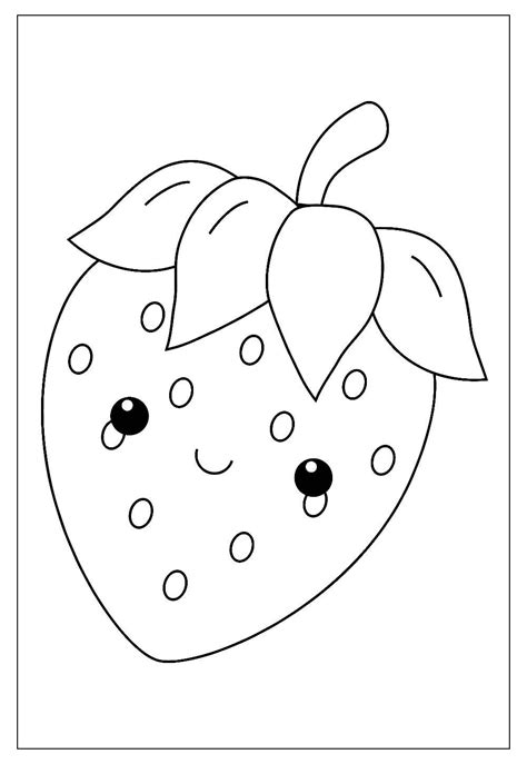 Desenhos De Morango Para Colorir E Imprimir Tudo Para Colorir