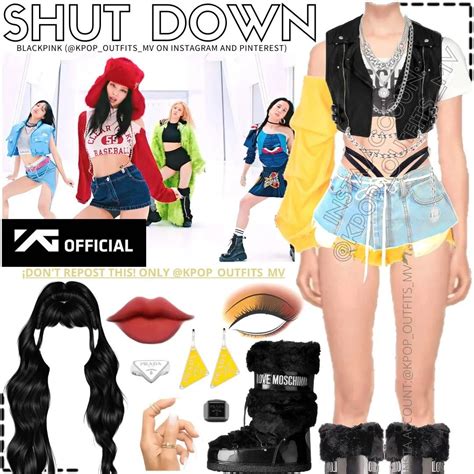 Blackpink Shut Down Mv Inspired Outfit Kpop Outfits Mv On