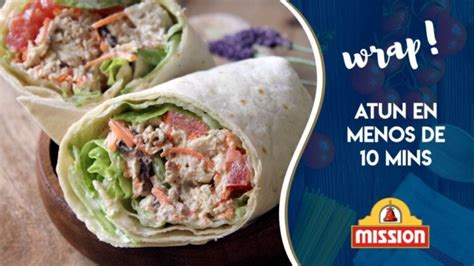 Recetas deliciosas Wrap de atún para disfrutar Actualizado noviembre