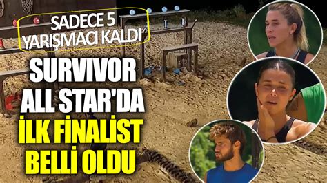 Survivor All Star da ilk finalist belli oldu Sadece 5 yarışmacı kaldı