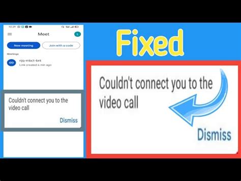 Google Meet Fix Couldn T Connected You To The Video Call Problem Solve
