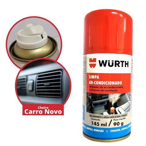 Higienizador Limpa Ar Condicionado Carro Novo Ml Wurth Submarino