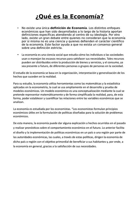 Qué es la economía by marco puicon herrera Issuu