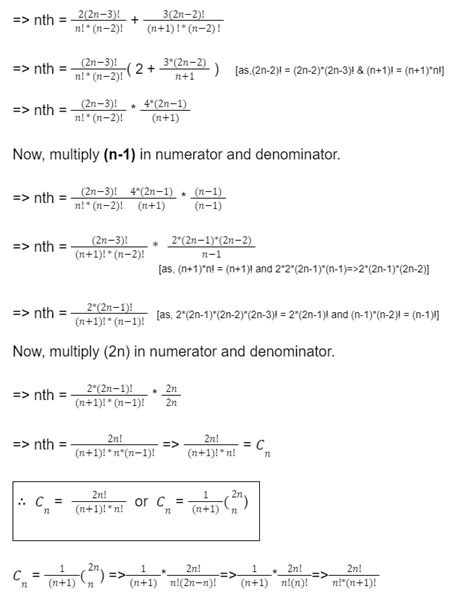 program for nth catalan number geeksforgeeks