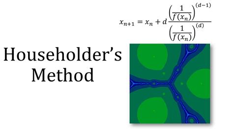 householder s method youtube