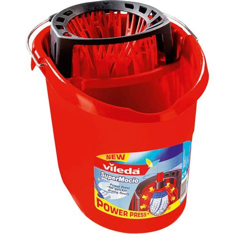 Wiadro Z Wyciskaczem Do Mopa Paskowego VILEDA Super Mocio 128767 Mopy