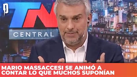 Mario Massaccesi se animó a contar lo que muchos suponían Blanqueo