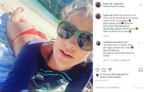 Aos Anos Luana Piovani Ostenta Barriguinha Chapada E Bumbum Real Em