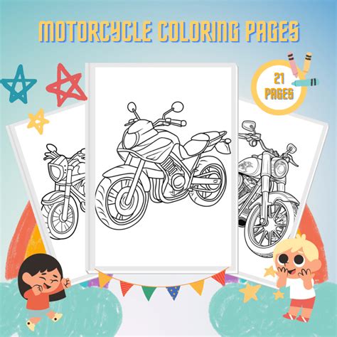 22 Disegni Moto Da Colorare Per Bambini SSColoring
