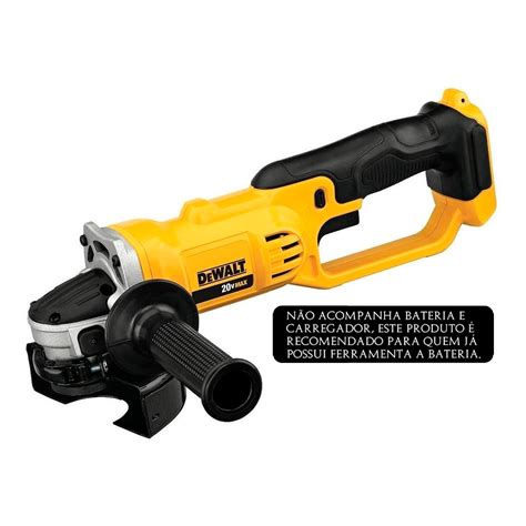 Esmerilhadeira A Bateria 4 1 2 E 5 20v Dewalt Sem Bateria DCG412B