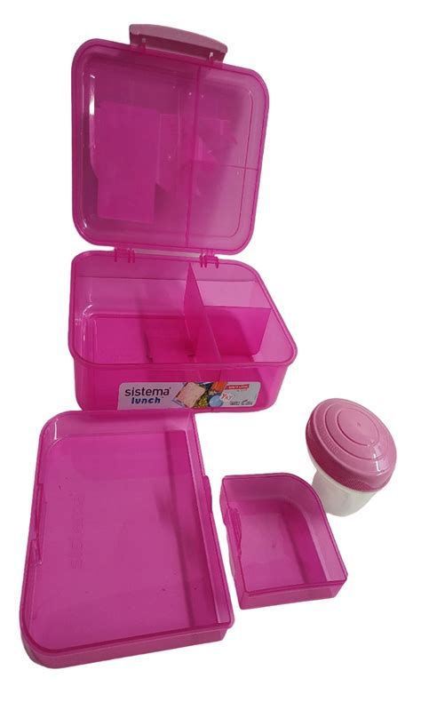 POJEMNIK NA JEDZENIE SISTEMA BENTO LUNCH RÓŻOWY 14998819606 Allegro pl