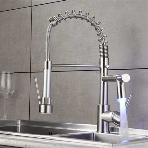 FLG Pull Down Touchless Single Handle Kitchen Faucet Wayfair