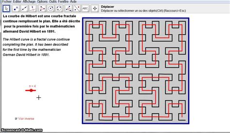 hilbert curve by geogebra youtube