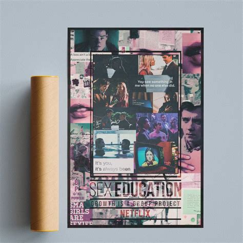 Sex Education Poster Sex Education Tv Show Poster Otis Maeve Poster Print Sex Education T