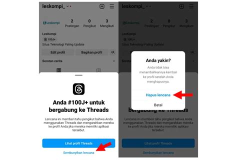 Cara Memunculkan Lencana Badge Threads Di Instagram