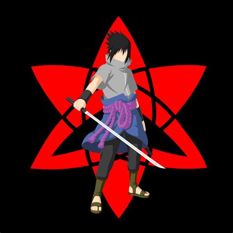 Sasuke Uchiha Wallpaper 4K Mangekyo Sharingan
