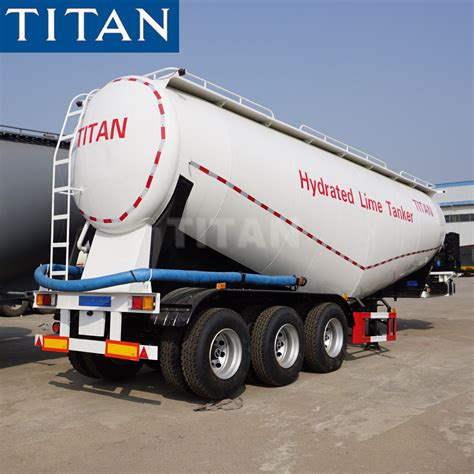 Bulk Cement Fly Ash Tank Trailer Semi Trailer By Professional Supplier