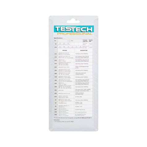 Alicate Crimping Metal Para Terminales TL 336N TESTECH Westor Pe