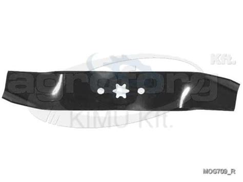 Fűnyíró kés Yard Mann YM8200 376mm 6 ágú csillag 3 furatos