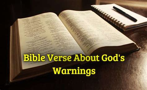 Best 20 Bible Verse About Jesus God S Warnings Us KJV Scripture