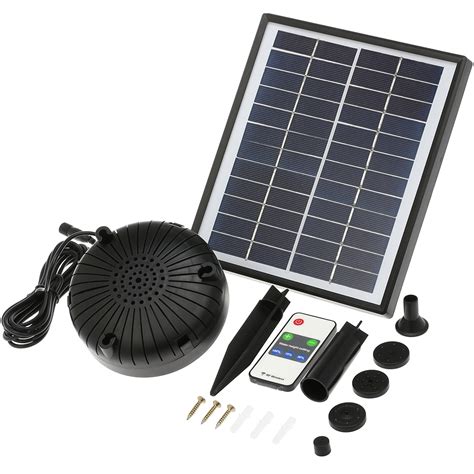 Solar Drijvende Fontein Pomp Voor Vogelbad 12V 5W Grandado