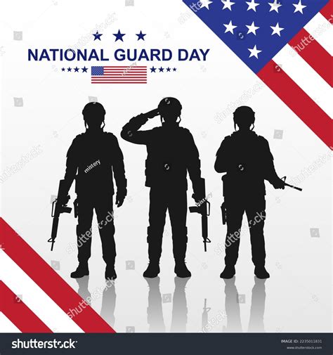 United States National Guard Birthday Background Royalty Free Stock