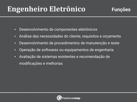 O que faz um engenheiro eletrônico Perfis profissionais em TI