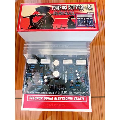 Jual KIT POWER AMPLIFIER OCL 150 WATT STEREO 150 WATT SHOGUN PLUS TR
