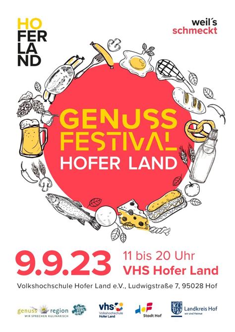 Willkommen Zum Hofer Genussfestival Genussregion Oberfranken