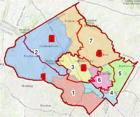 The New MoCo District Maps Both Local And State Who Represents You