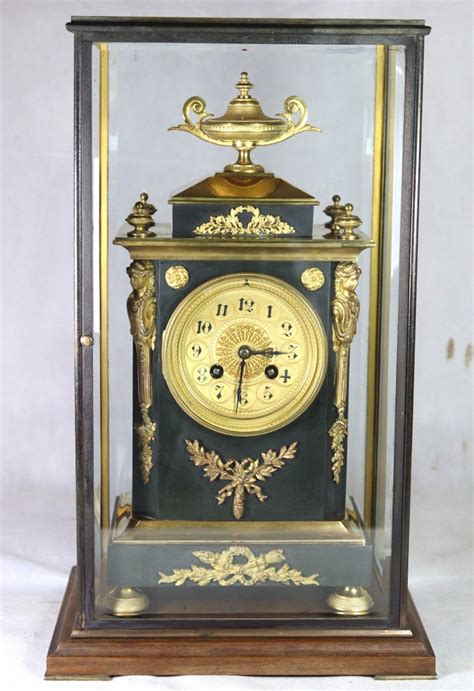 Proantic Samuel Marti Médaille d Or 1900 Pendule Borne En Bronze 2
