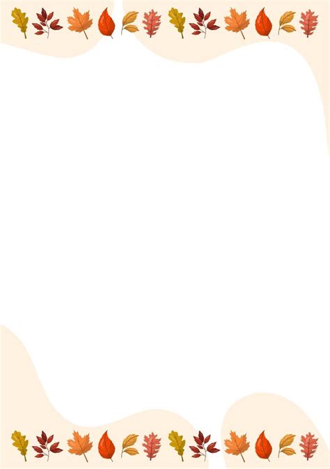 Fall Leaf Border Clip Art Borders For Paper Autumn Leaves Leaf Border